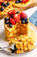 The Best Mini Waffles Recipe | All Things Mamma