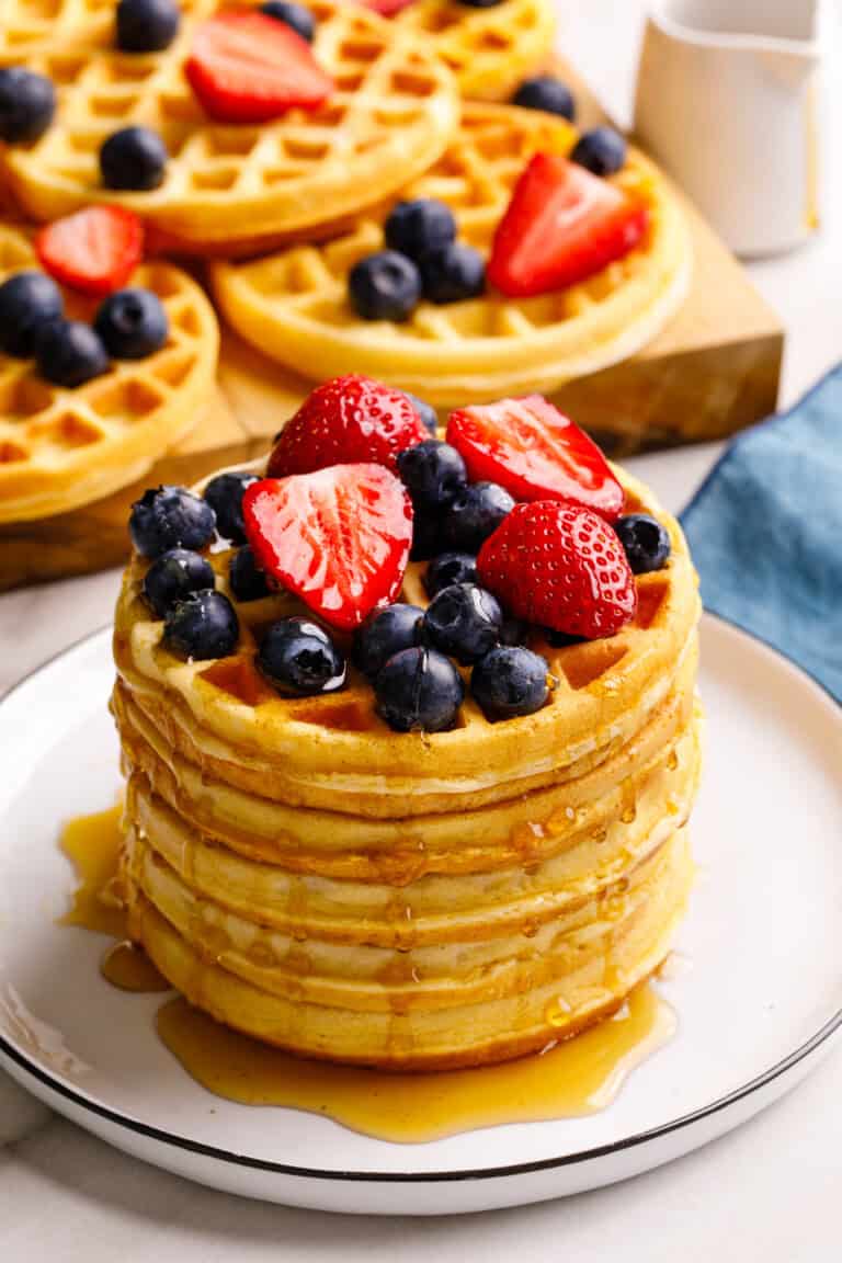 The Best Mini Waffles Recipe | All Things Mamma