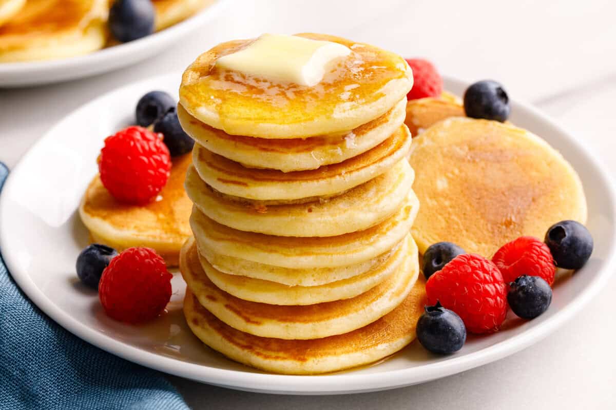 Silver Dollar Pancakes Recipe (Quick & Easy) - All Things Mamma
