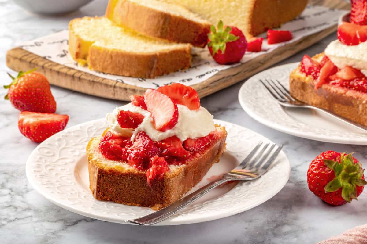 Strawberry Shortcake Made With Pound Cake - All Things Mamma