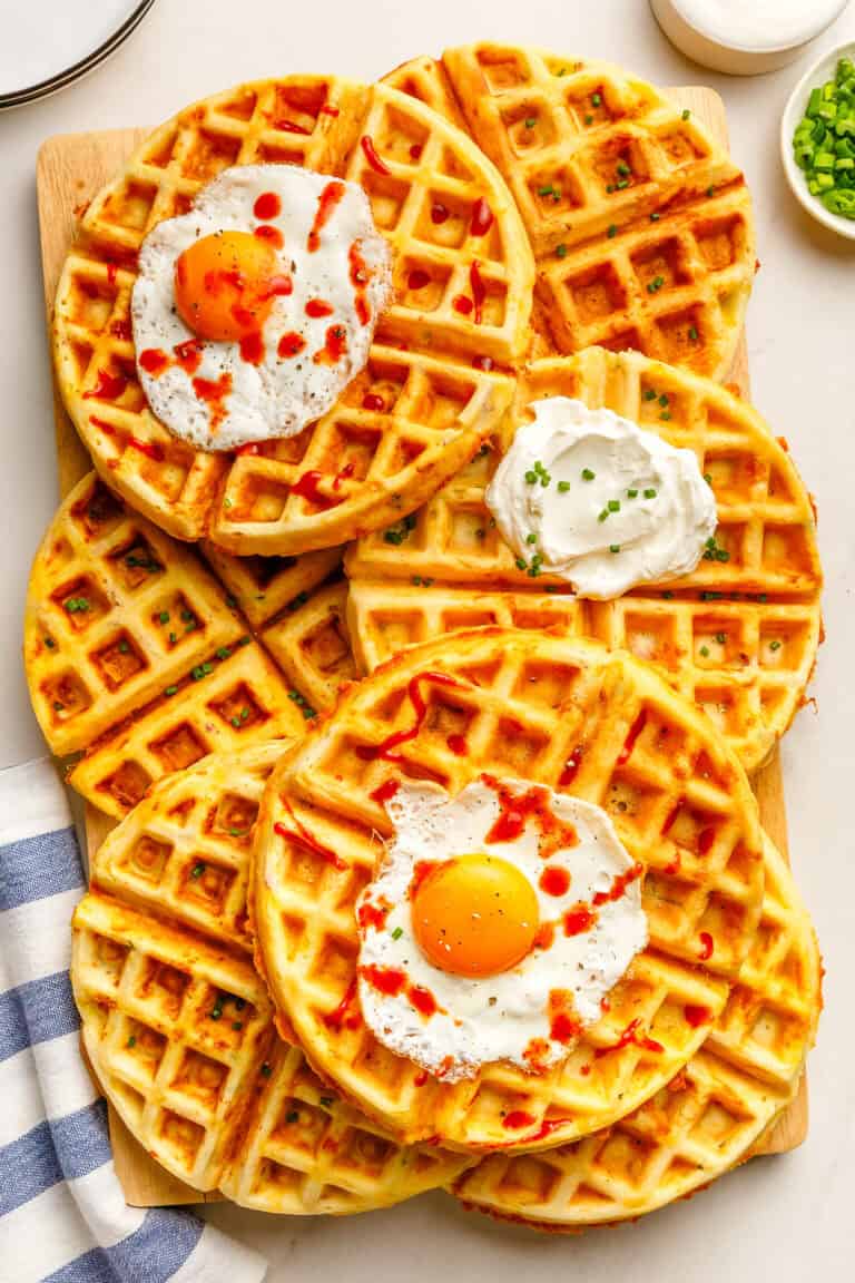 Simple Savory Waffles | All Things Mamma