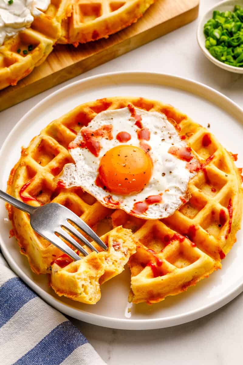 Simple Savory Waffles | All Things Mamma