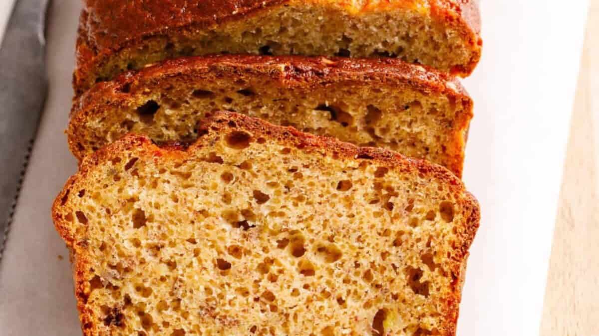 The Easiest 4-Ingredient Banana Bread - All Things Mamma